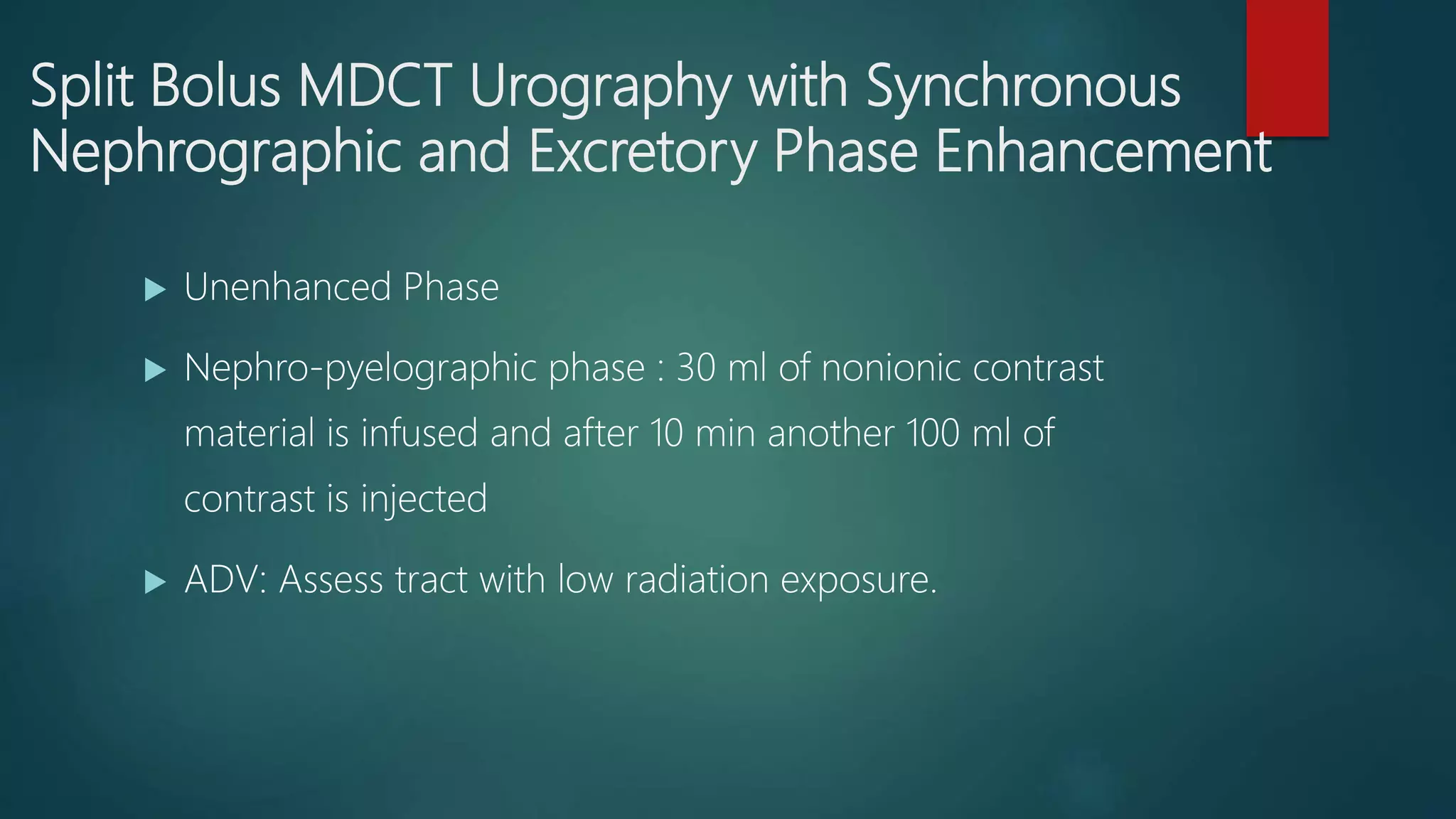 Ct mri urography | PPTX