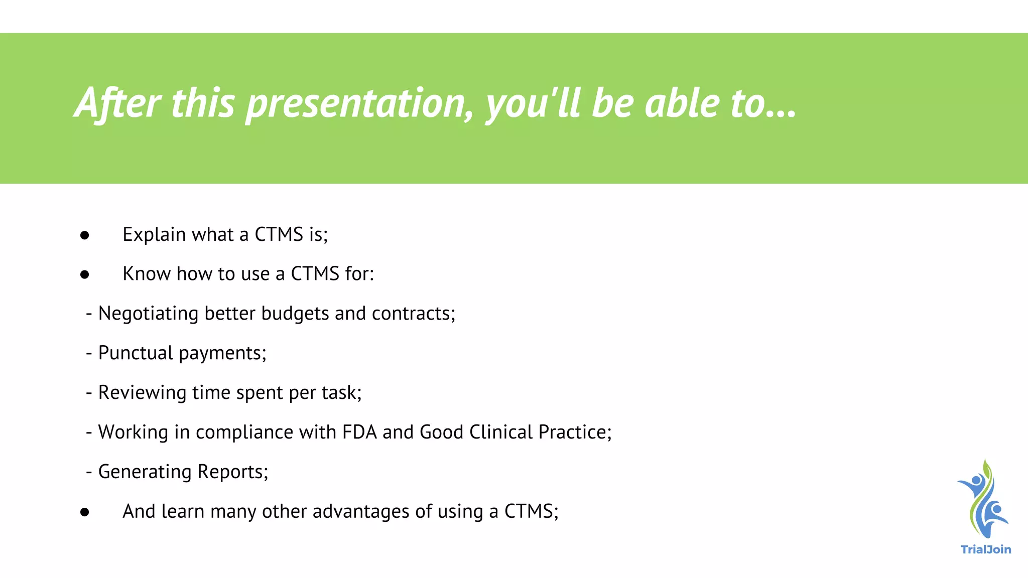 CTMS for better site management and productivity | PDF