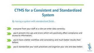 CTMS for better site management and productivity | PDF | Pharmaceutical ...