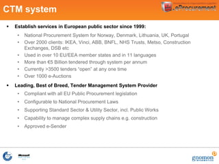 CTM Complete Tender Management | PPTX