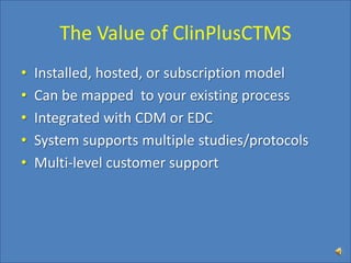 DZS ClinPlus CTMS | PPT