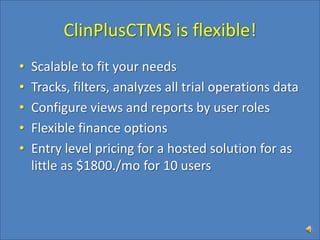 DZS ClinPlus CTMS | PPT