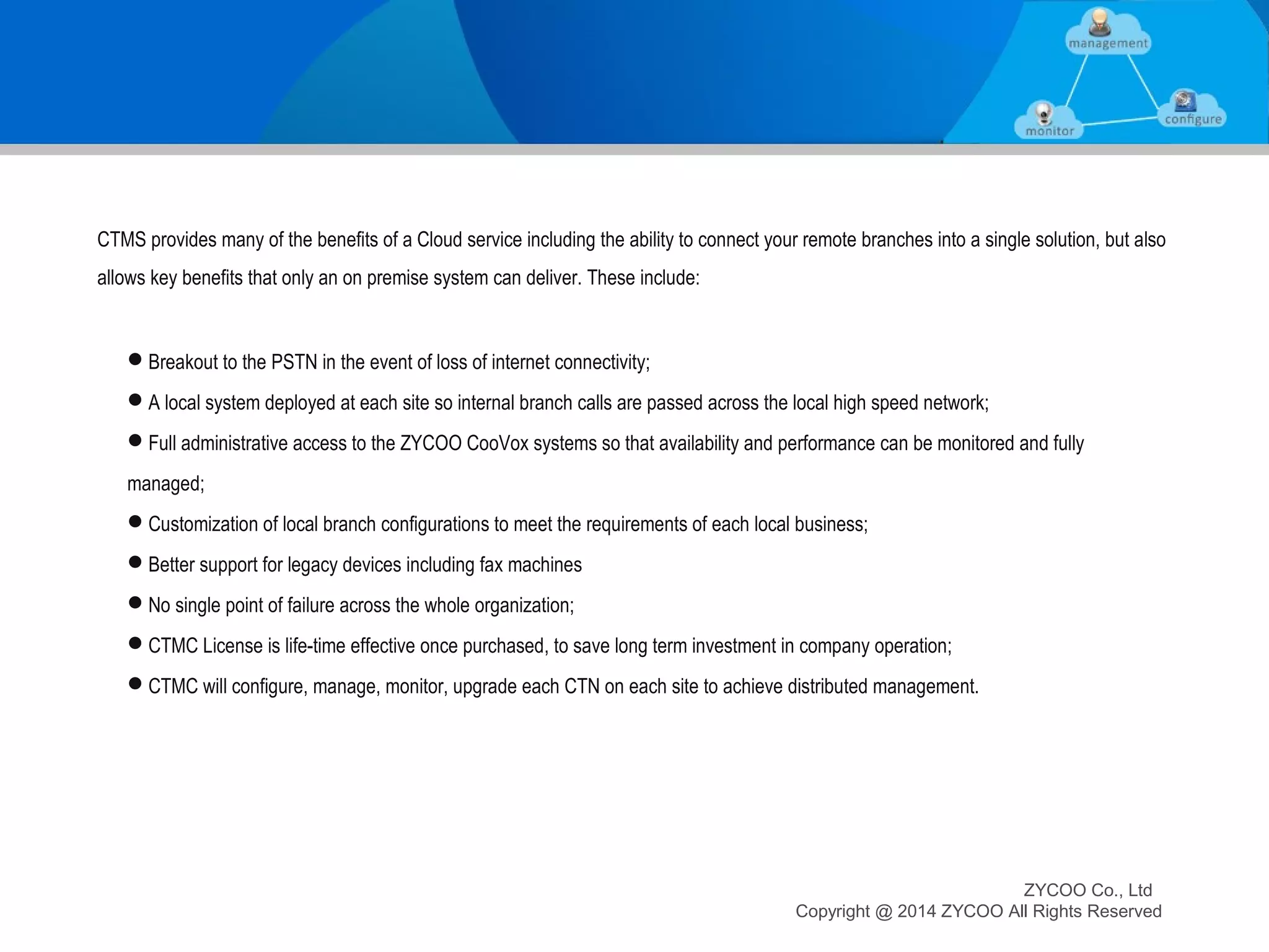 CTMS-Cloud Telephony Management System | PPT