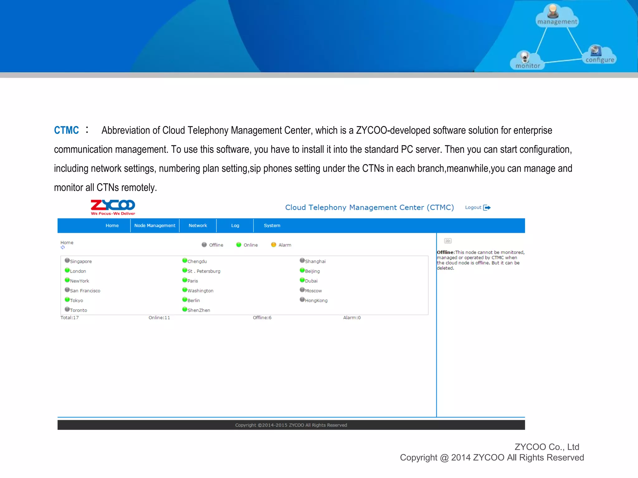 CTMS-Cloud Telephony Management System | PPT