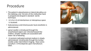 CT Myelography | PPTX