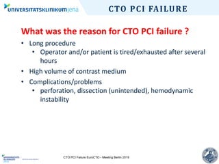 CTO PCI failure – When to try again? | PPT
