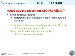 CTO PCI failure – When to try again? | PPT
