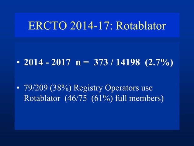 Rotablator and CTO (Rotablator‘s birthday: 30 years old in 2018) | PPT