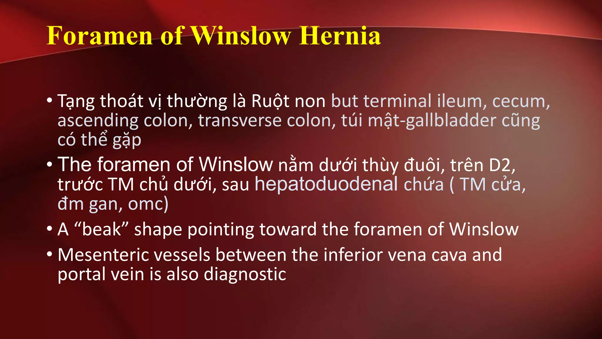CT of Internal Hernia | PPTX