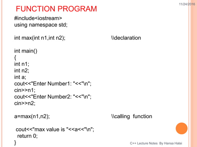 C++ tokens and expressions | PPT