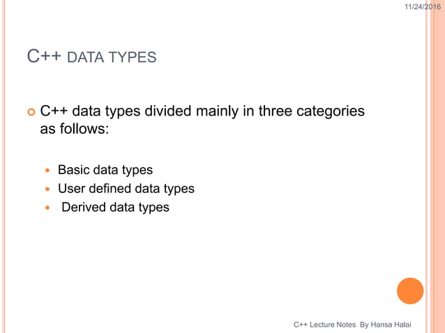 C++ tokens and expressions | PPT