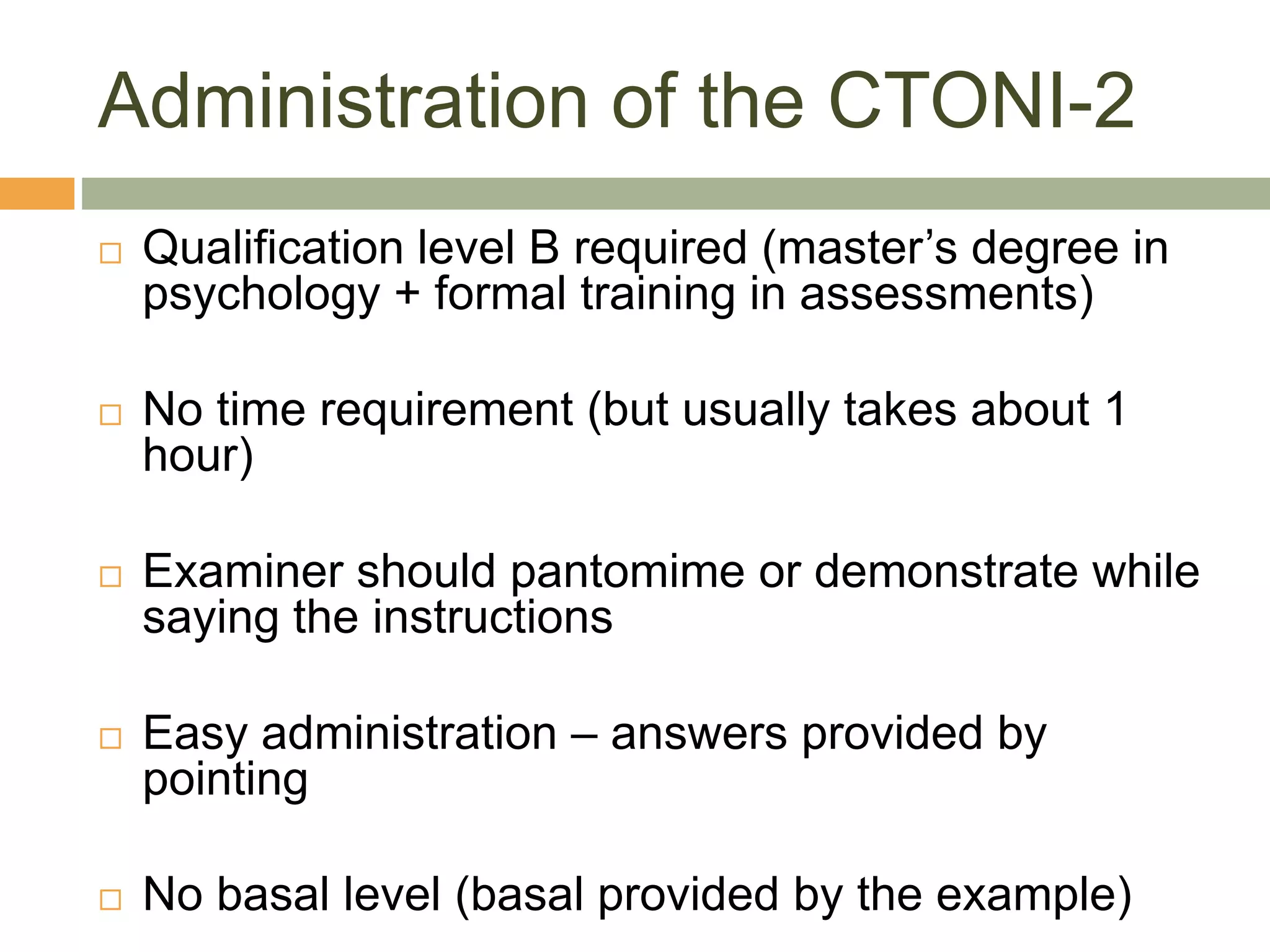 The CTONI-2: Comprehensive Tests of Nonverbal Intelligence Second ...
