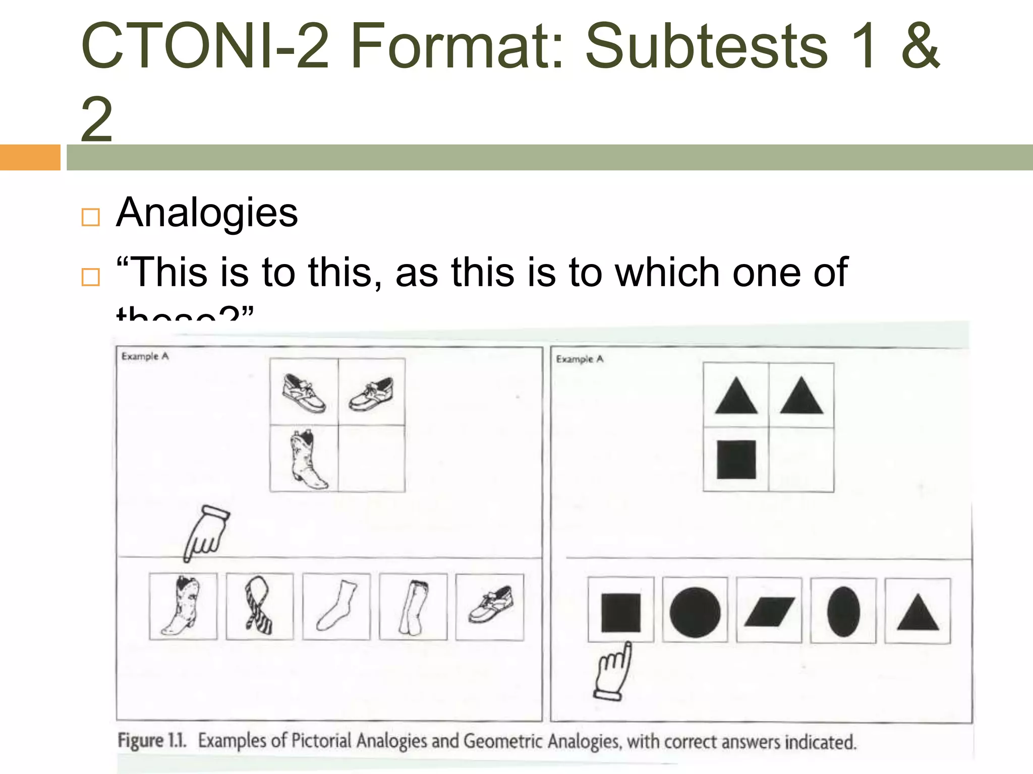 The CTONI-2: Comprehensive Tests of Nonverbal Intelligence Second ...