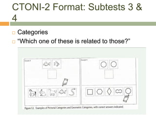 The CTONI-2: Comprehensive Tests of Nonverbal Intelligence Second ...