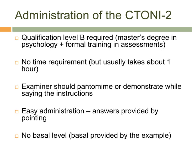 The CTONI-2: Comprehensive Tests of Nonverbal Intelligence Second ...