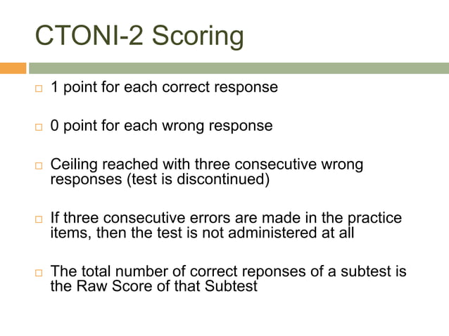 The CTONI-2: Comprehensive Tests of Nonverbal Intelligence Second ...