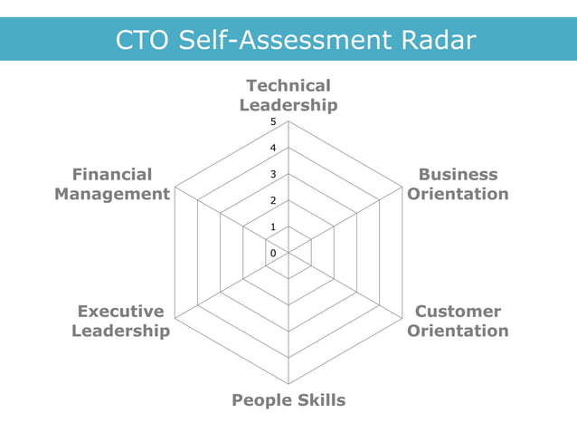 CTO self-assessment radar | PPTX | Business Administration | Business