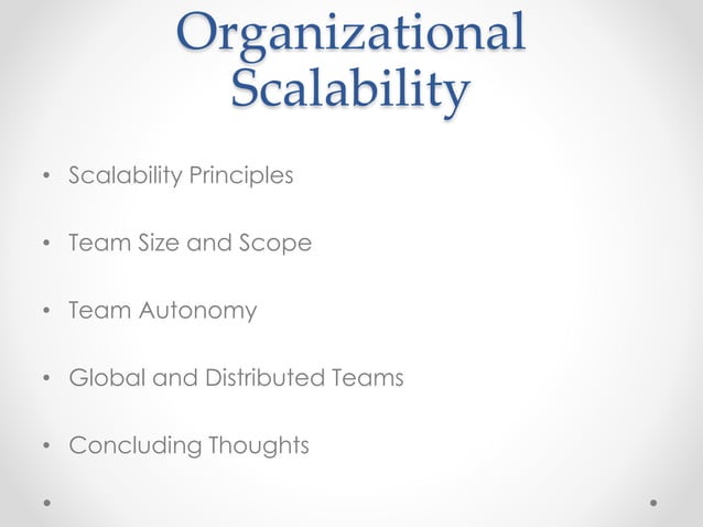 A CTO's Guide to Scaling Organizations | PPTX | Computing | Technology & Computing