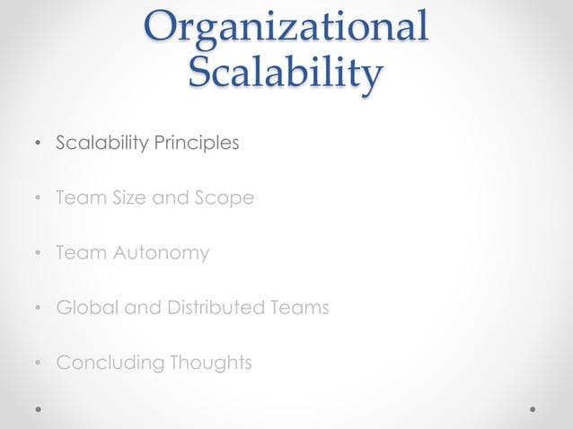 A CTO's Guide to Scaling Organizations | PPTX | Computing | Technology & Computing