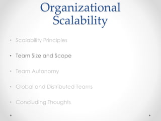 A CTO's Guide to Scaling Organizations | PPTX | Computing | Technology ...