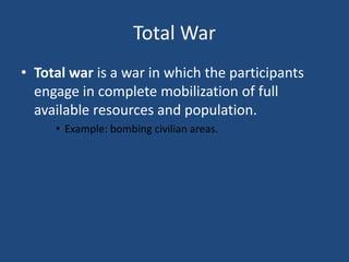 Total War, etc. | PPT