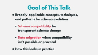 CTO Leadership Series: Schema Evolution Patterns | PDF