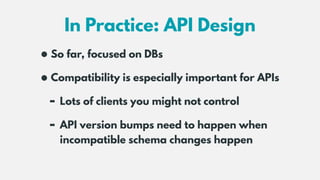 CTO Leadership Series: Schema Evolution Patterns | PDF