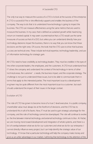 Cto work in it | DOCX