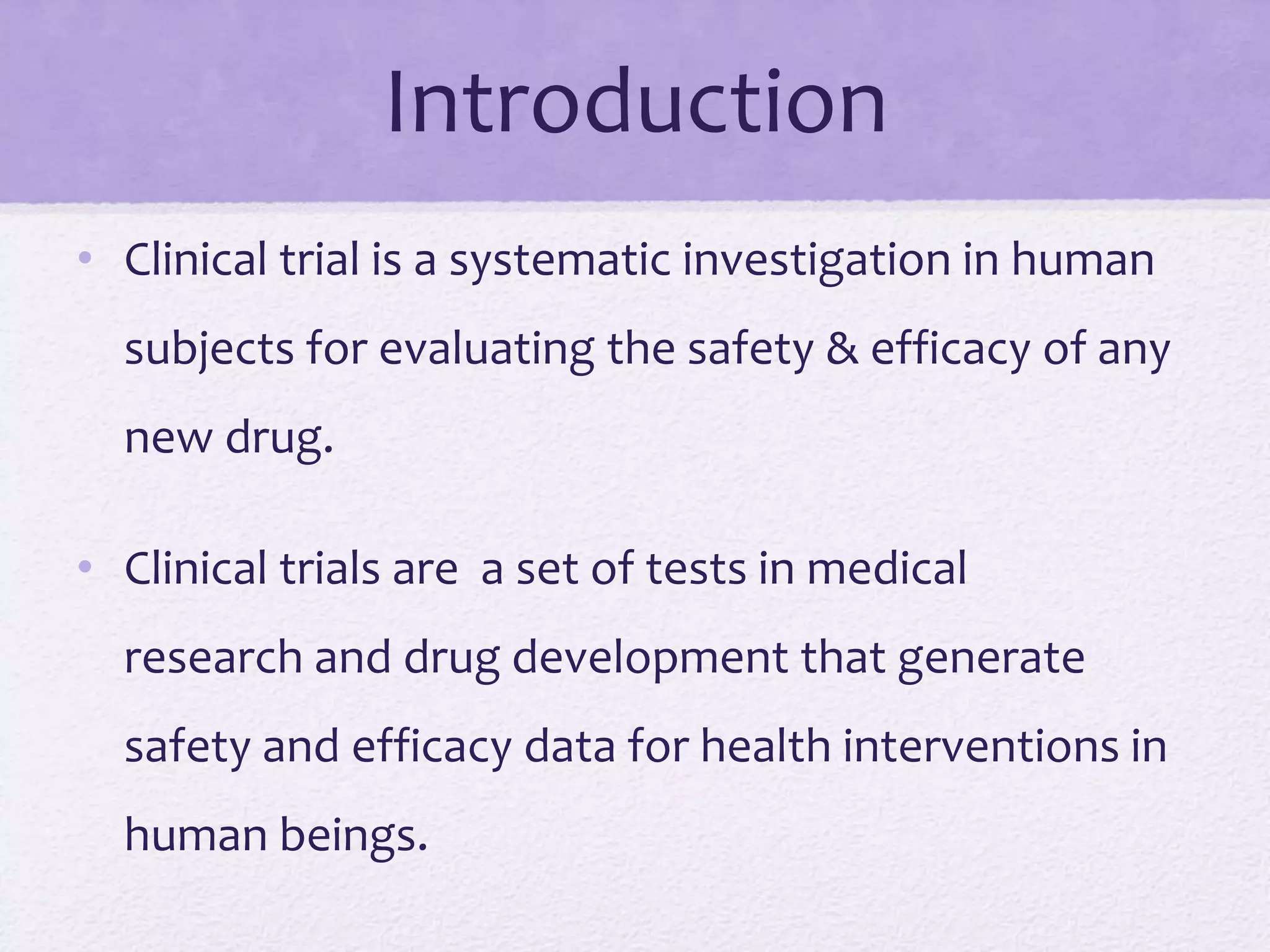 Clinical Trial Phases | PPTX