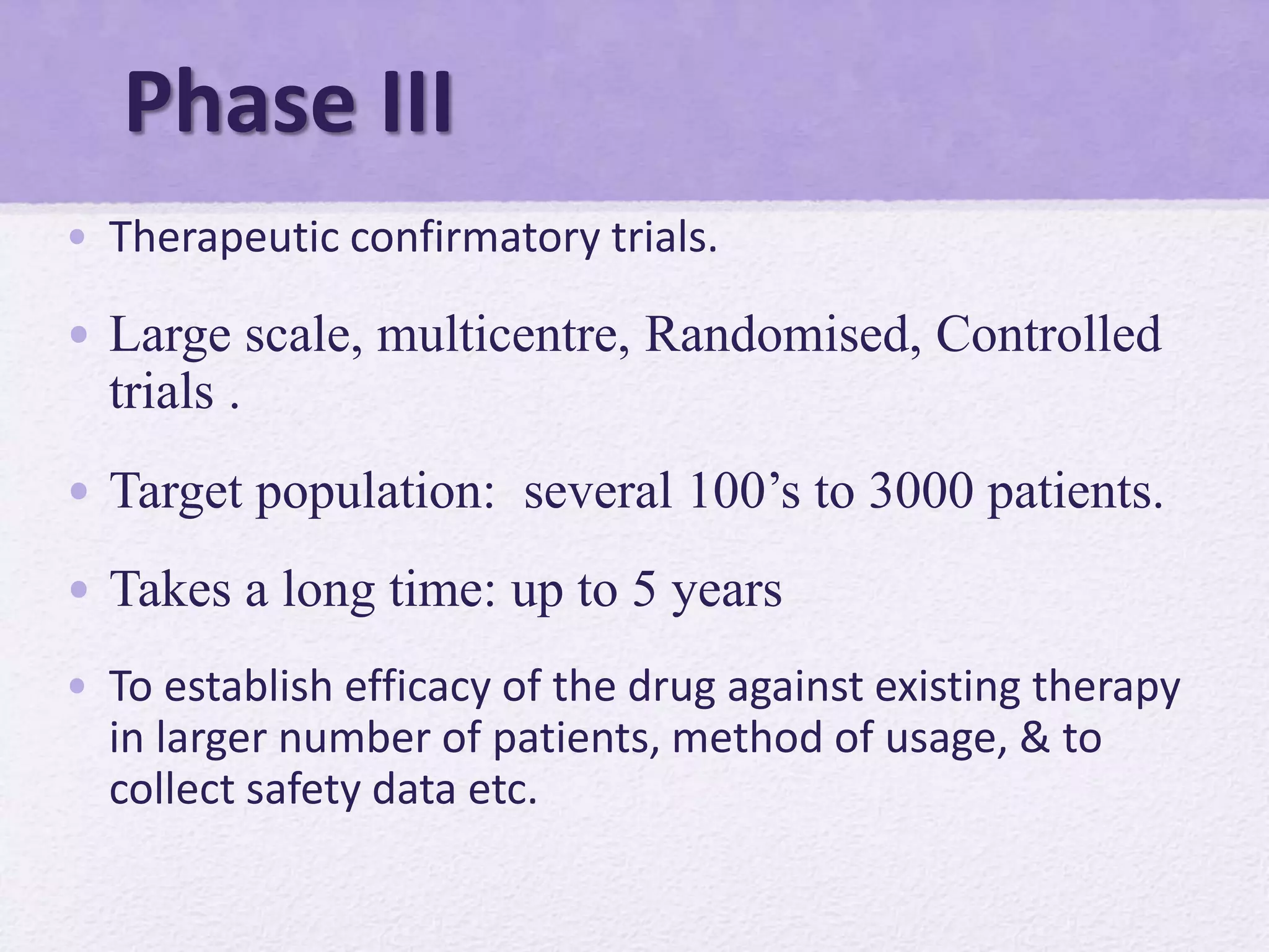 Clinical Trial Phases | PPTX