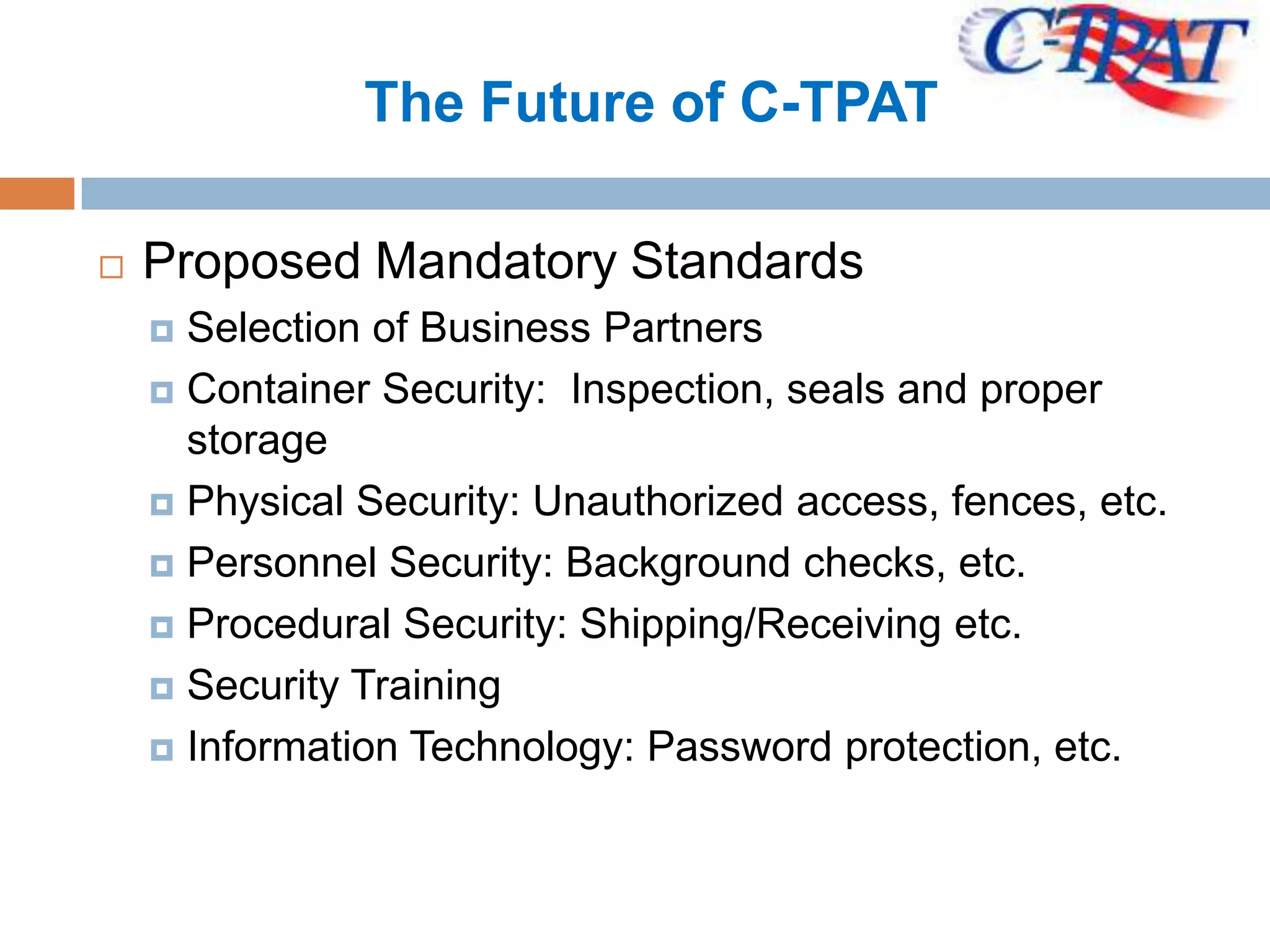 C-TPAT | PPTX