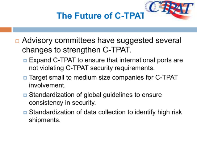 C-TPAT | PPTX