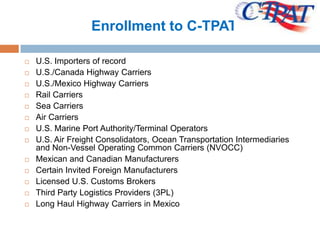 C-TPAT | PPTX