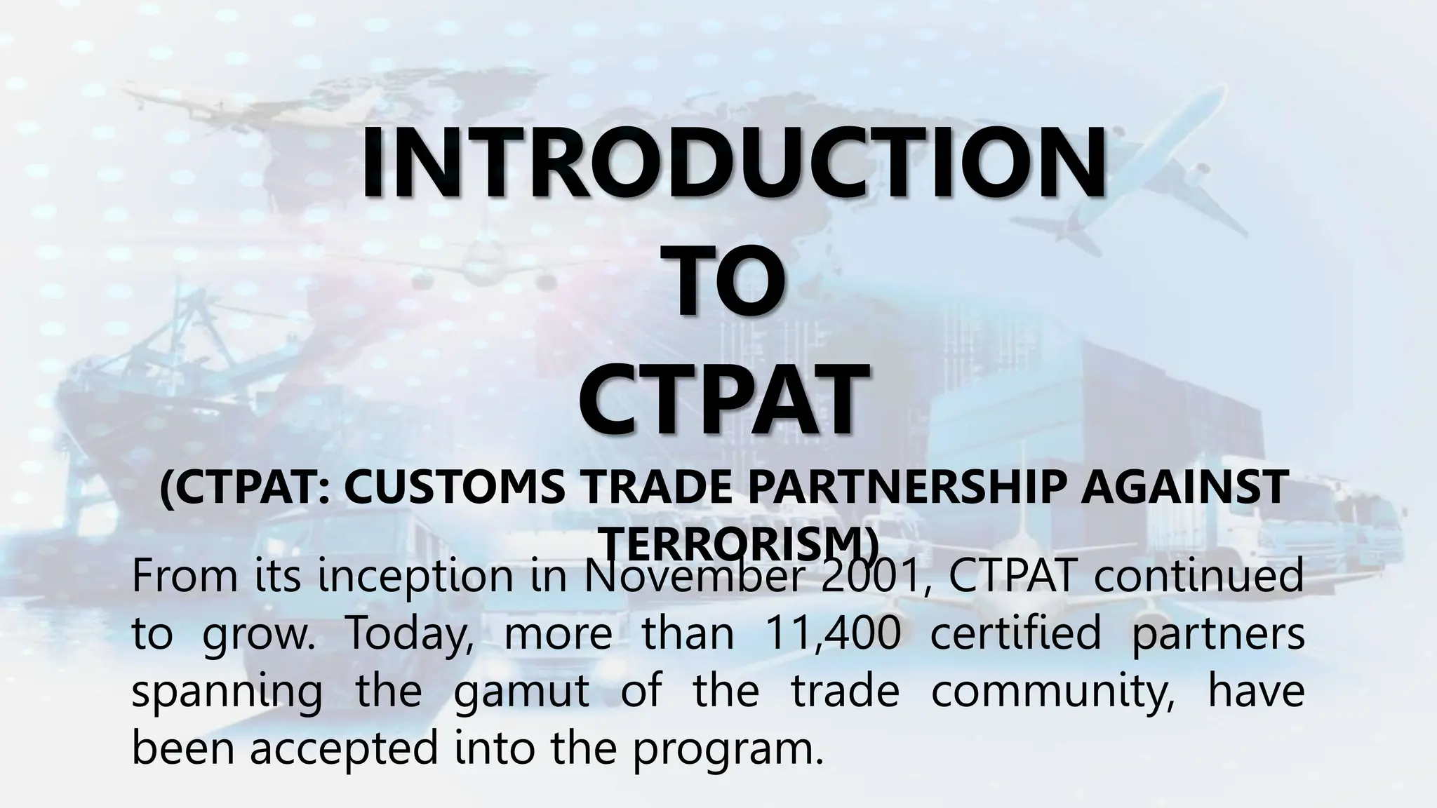 Ctpat Pptx Presentationpptx Minimum Security Pptx Information And Network Security