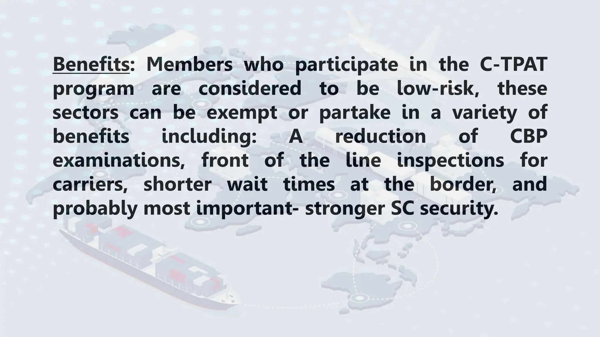 Ctpat Pptx Presentationpptx Minimum Security Pptx Information And Network Security