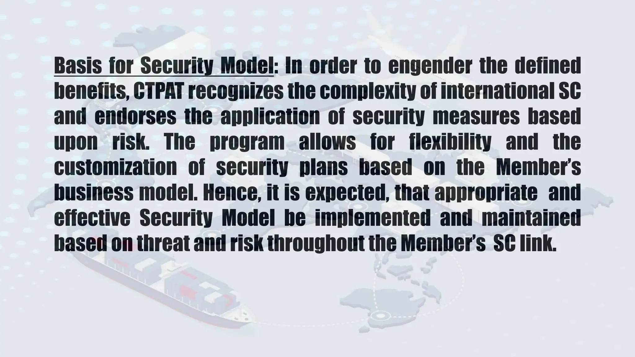 CTPAT PPTX Presentation.pptx - minimum security | PPTX | Information and Network Security ...