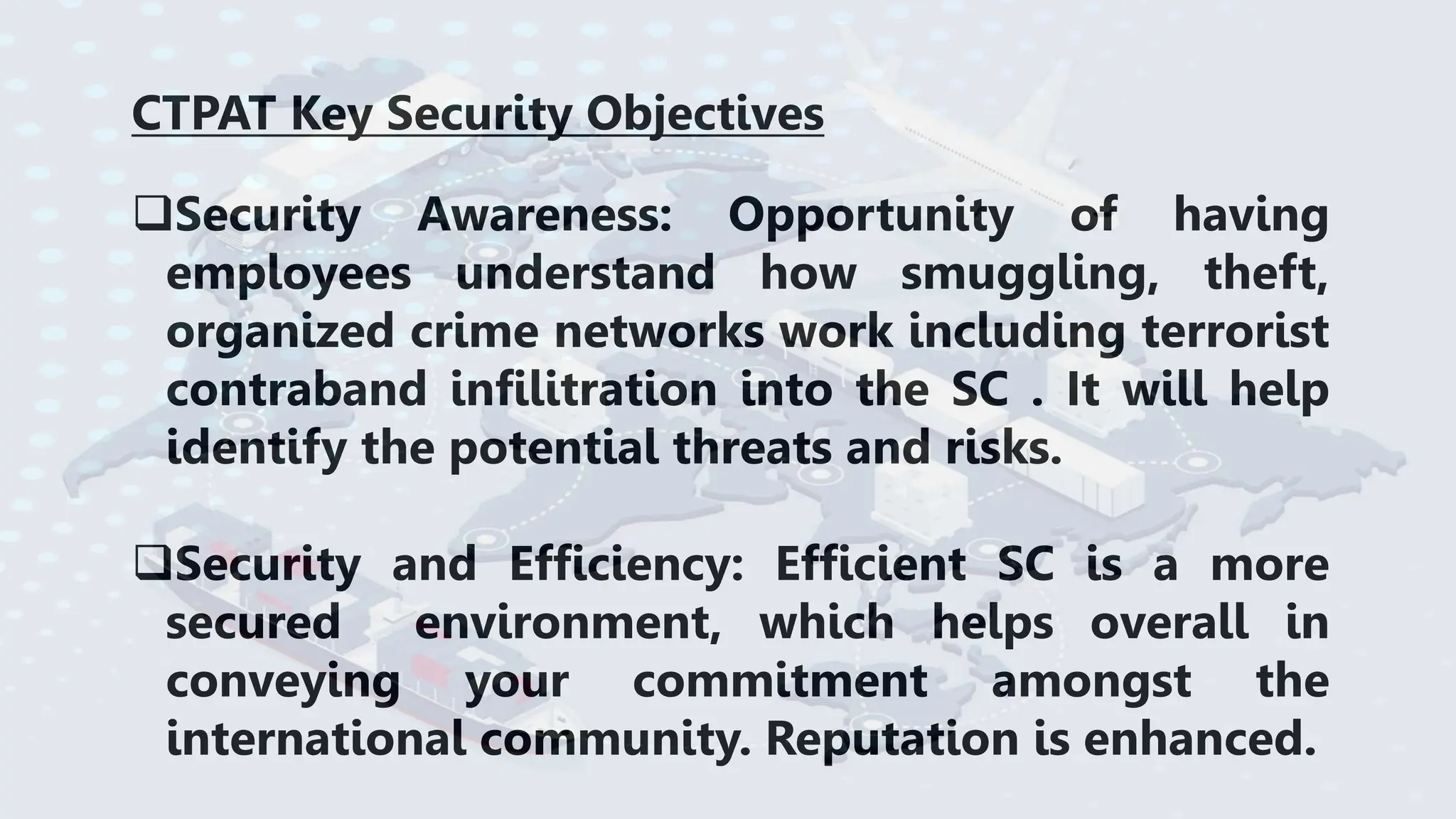 Ctpat Pptx Presentationpptx Minimum Security Pptx Information And Network Security