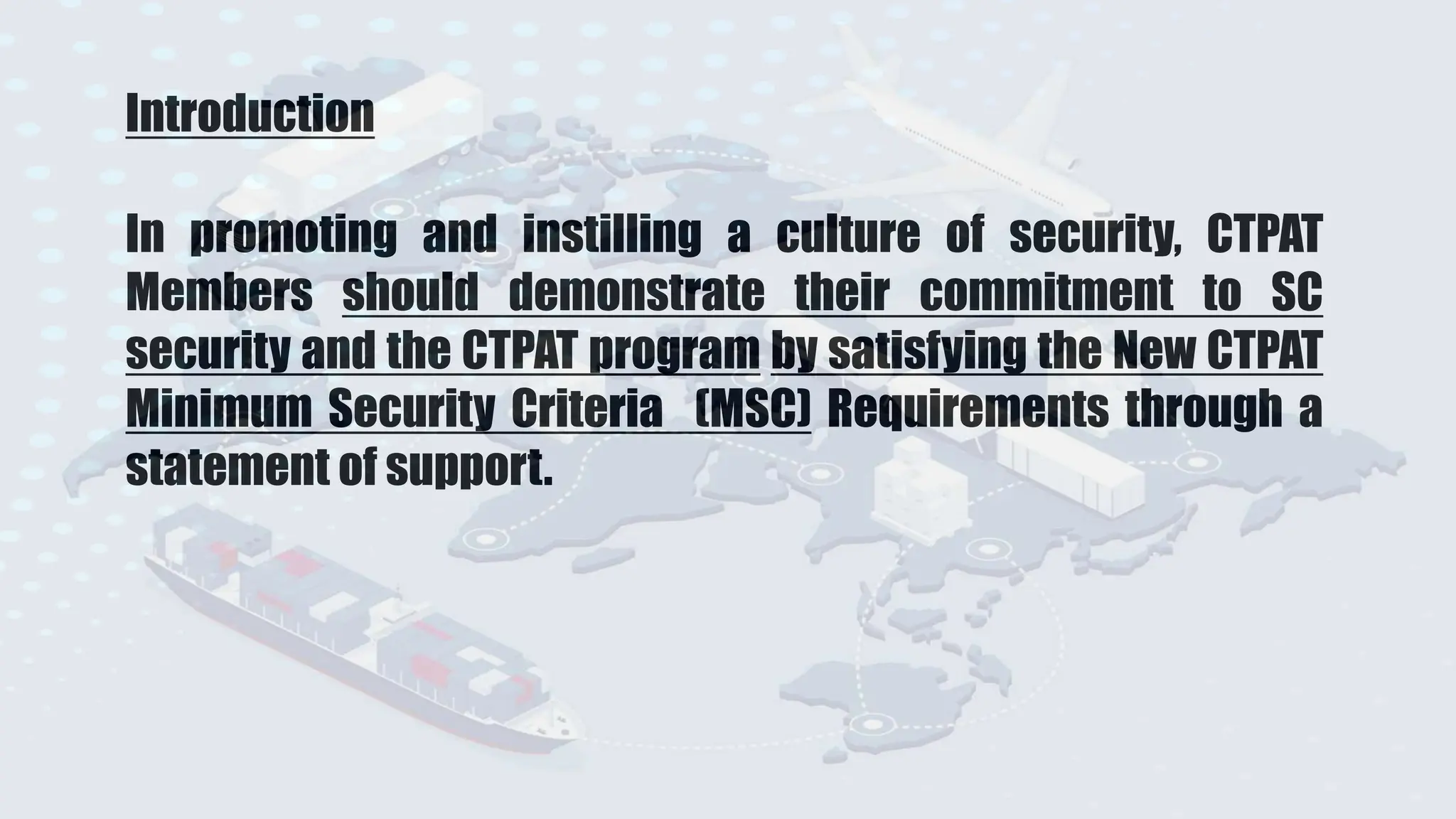 CTPAT PPTX Presentation.pptx - minimum security | PPTX