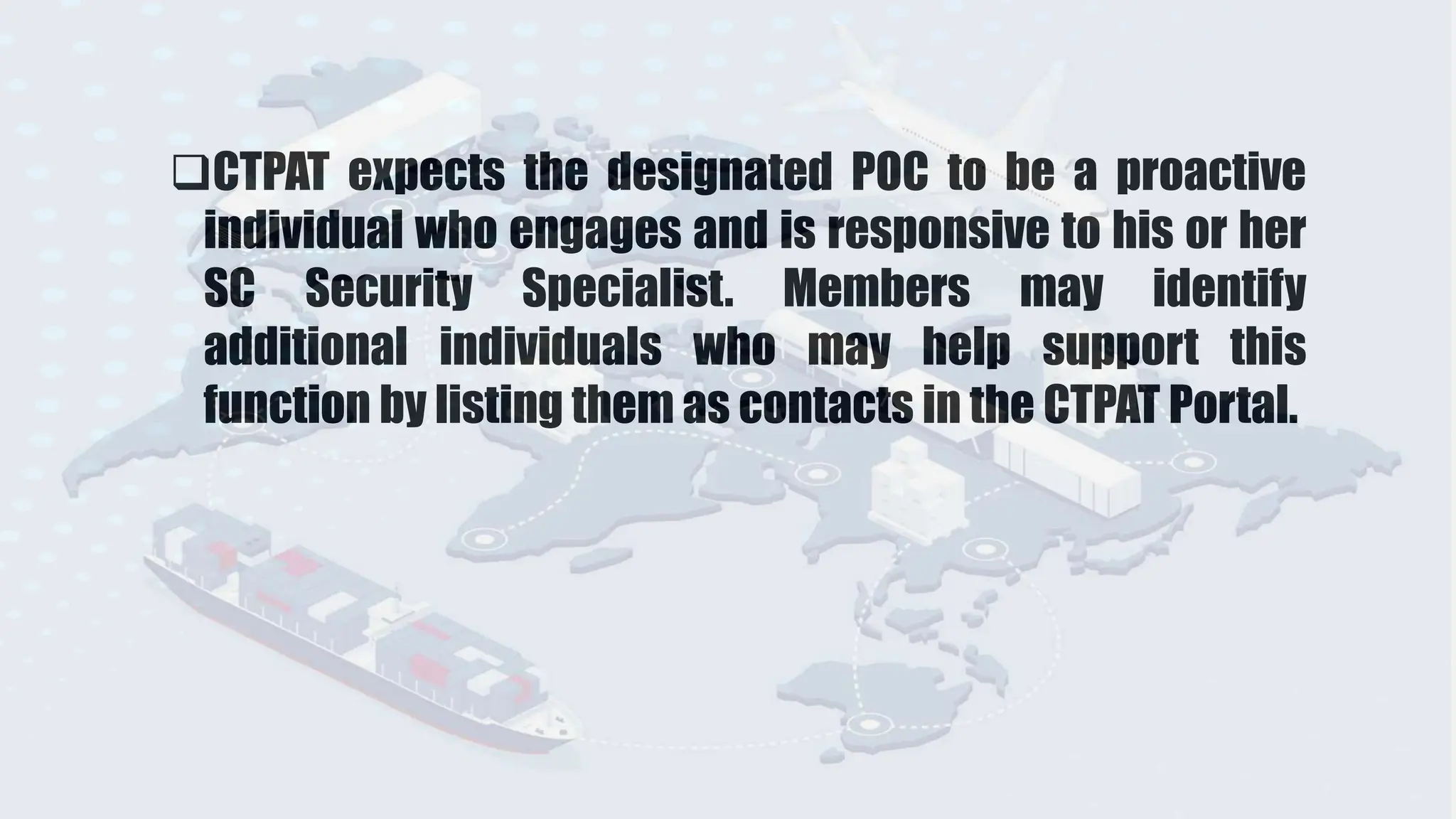 CTPAT PPTX Presentation.pptx - minimum security | PPTX | Information and Network Security ...