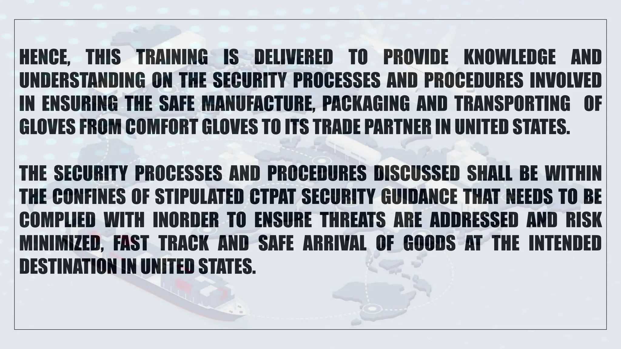 Ctpat Pptx Presentationpptx Minimum Security Pptx Information And Network Security