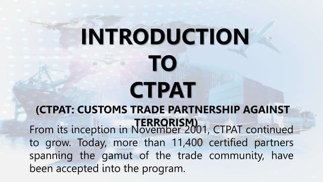 CTPAT PPTX Presentation.pptx - minimum security | PPTX | Information and Network Security ...