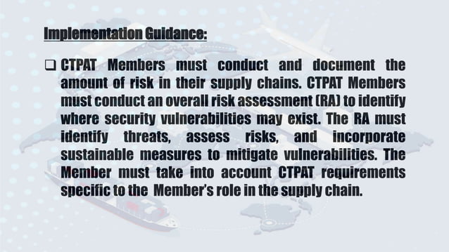 Ctpat Pptx Presentationpptx Minimum Security Pptx Information And Network Security