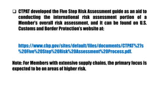 CTPAT PPTX Presentation.pptx - minimum security | PPTX