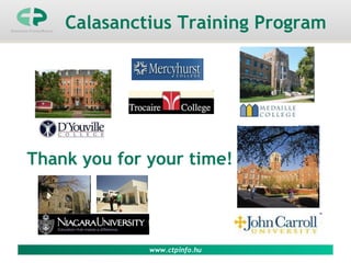 Calasanctius Training Program - Introduction | PPT