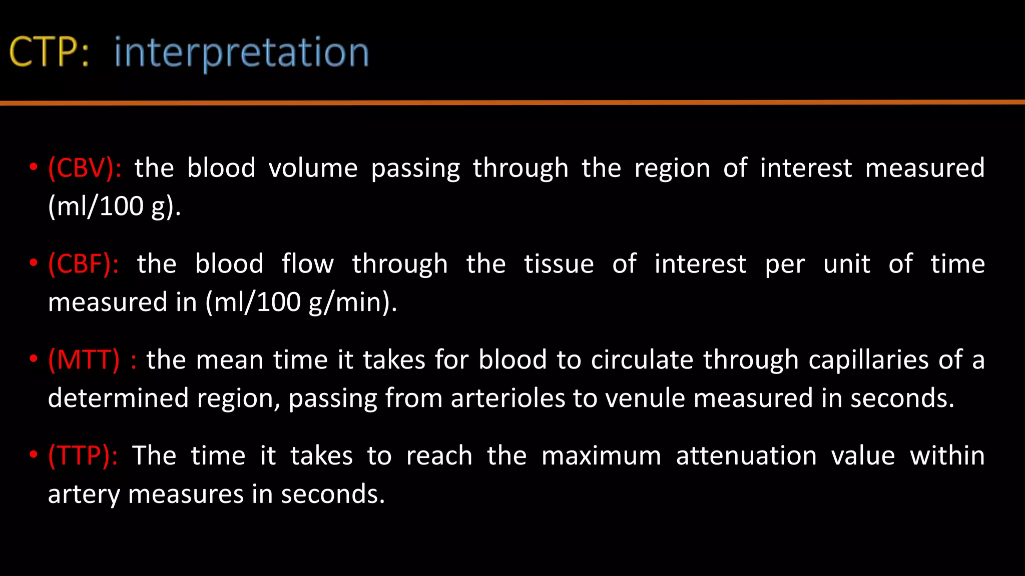 Ct perfusion | PPSX