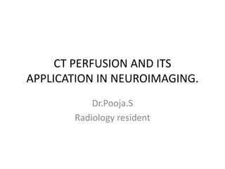 CT perfusion | PPTX