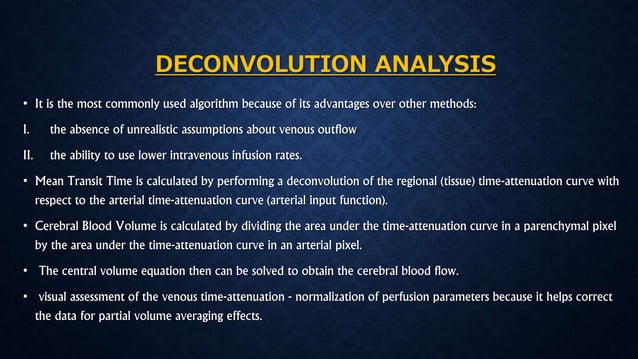 CT perfusion physics and its application in Neuroimaging | PPTX ...