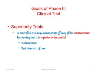 Clincal trails phases | PPTX