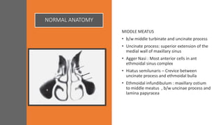 Imaging of paranasal sinuses RV | PPTX