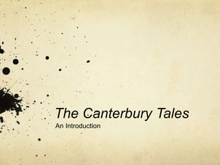 Intro to Canterbury Tales | PPTX